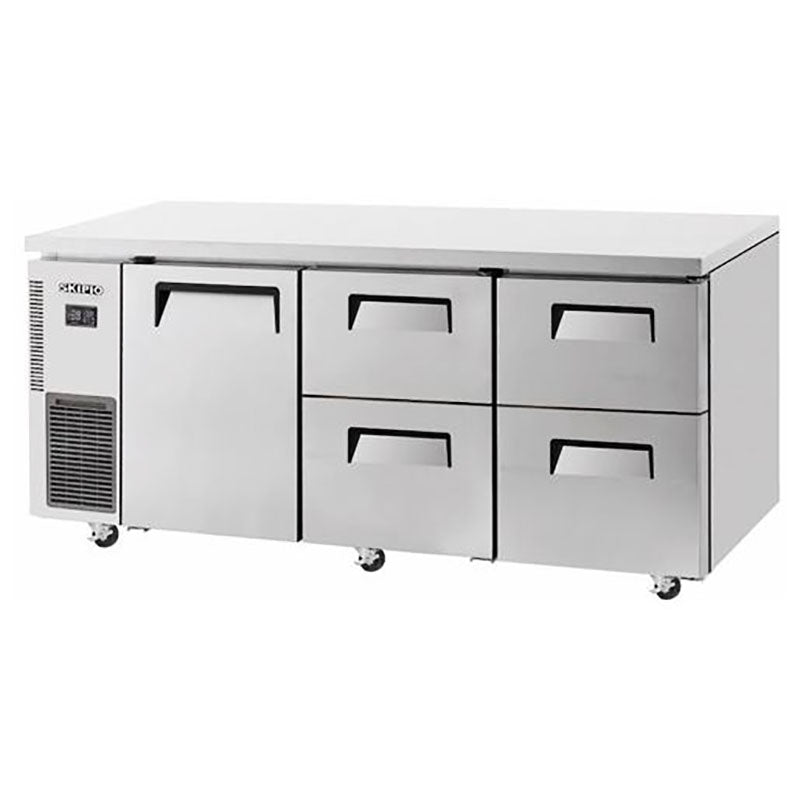 SUR18-2D-4 1 Door 4 Drawer Undercounter Chiller – Seasons Solutions Pte Ltd