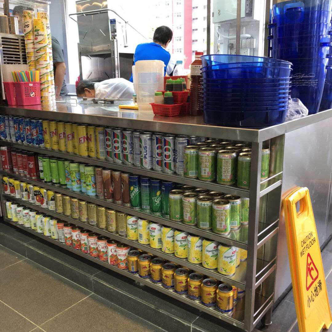 Stainless Steel Soft Drink Rack – Seasons Solutions Pte Ltd